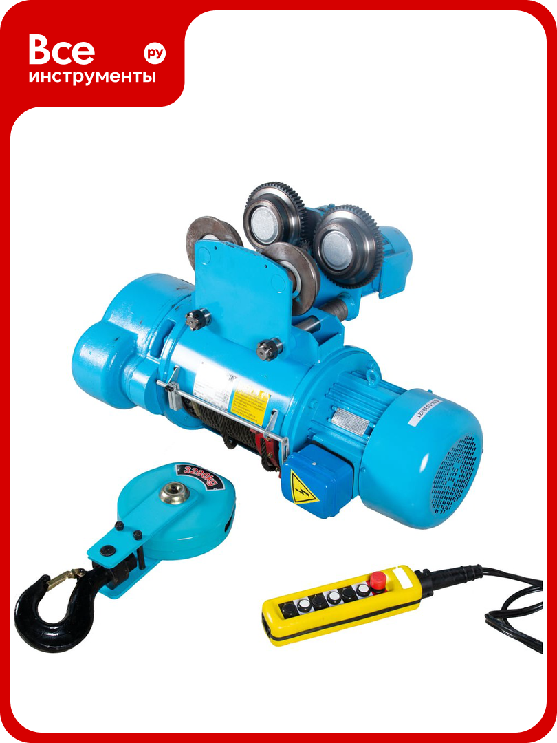 Электрическая таль TOR ТЭК (CD) г/п 3,2 т 6 м 10936