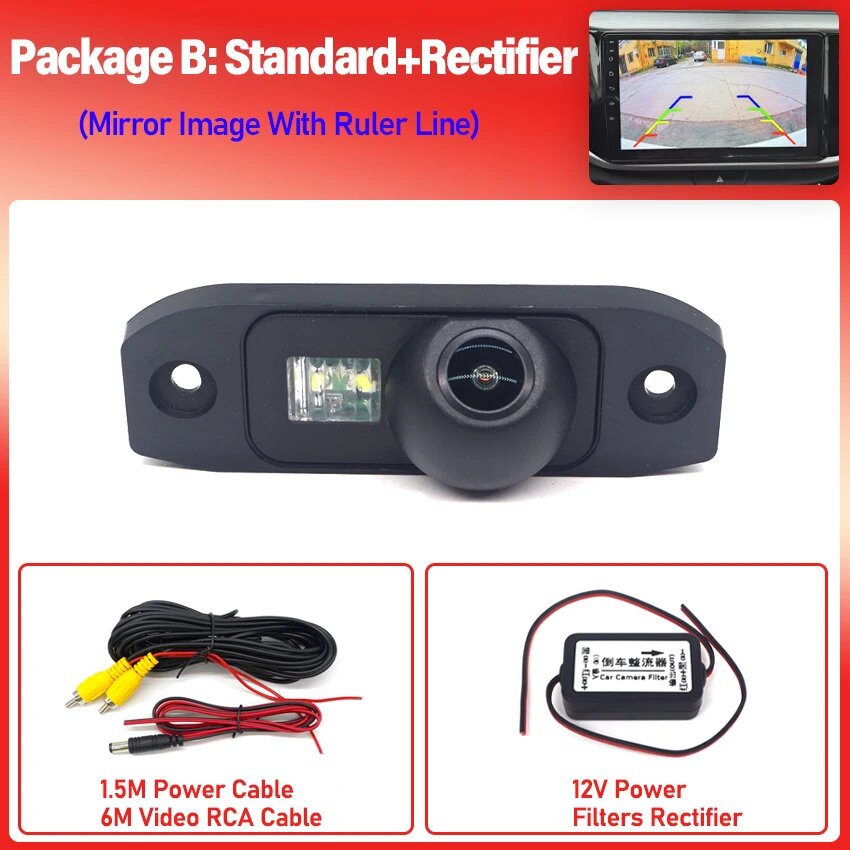 Для Volvo C70 V70 XC 70 XC70 2008 2009 2010 2011 2012 2013 2014 2015 заднего вида запасная камера заднего вида CCD HD Камера Ночное видение, Camera with Filters