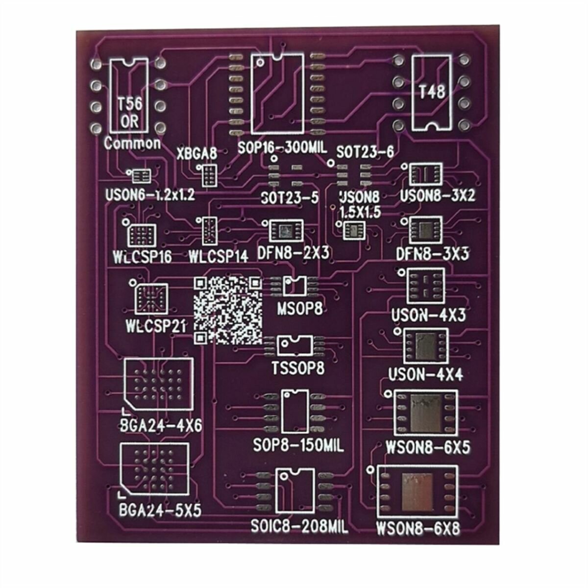 Универсальный Адаптер SMD-DIP8 25-В-1, Адаптер SMD-DIP8 22-В-1, 4-Слойная Печатная Плата