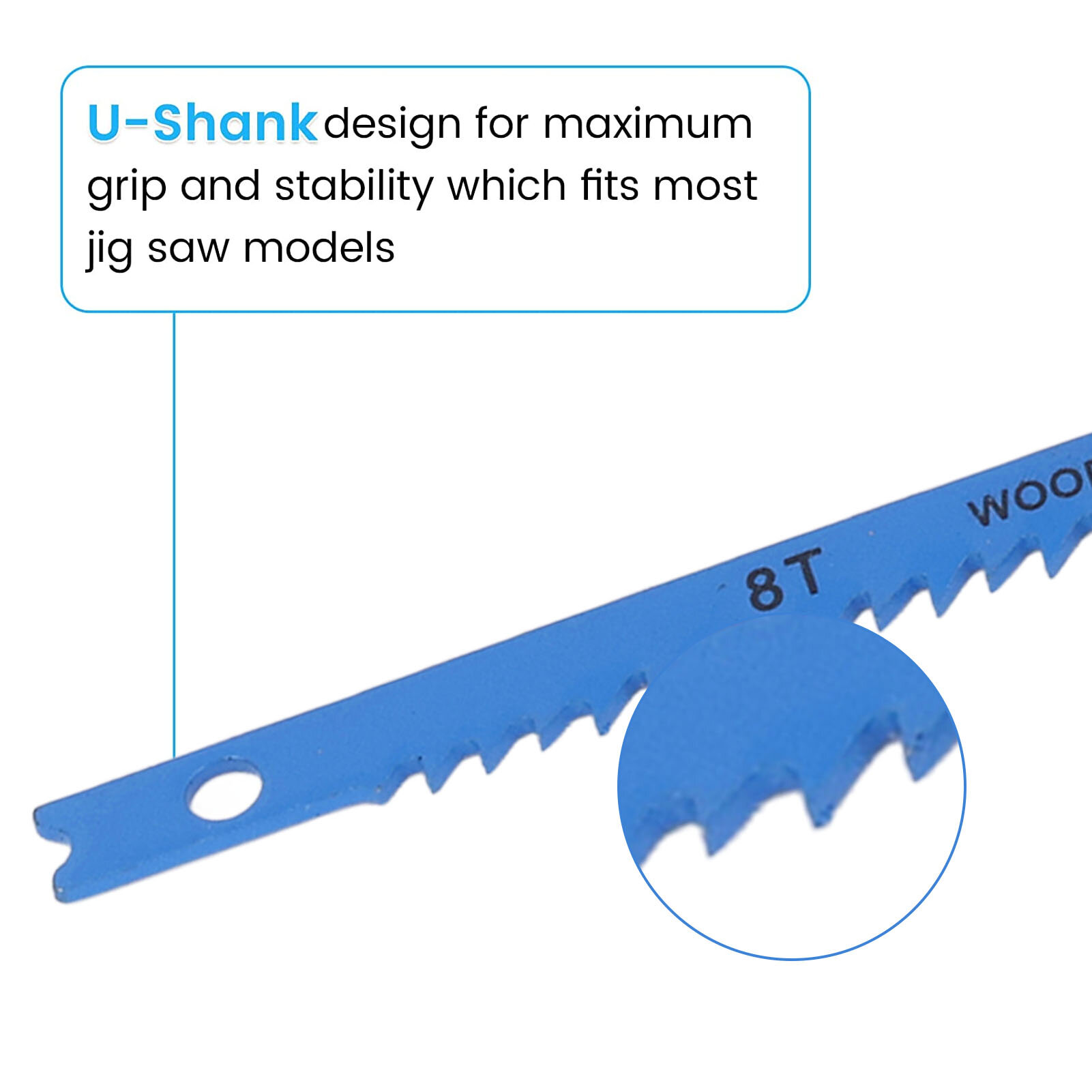 70 шт. набор лобзиковых полотен 6, 8, 10, 14, 18, 24, 32TPI, высокоуглеродистая сталь, U-образный хвостовик, лобзиковые полотна для дерева, пластика, металла