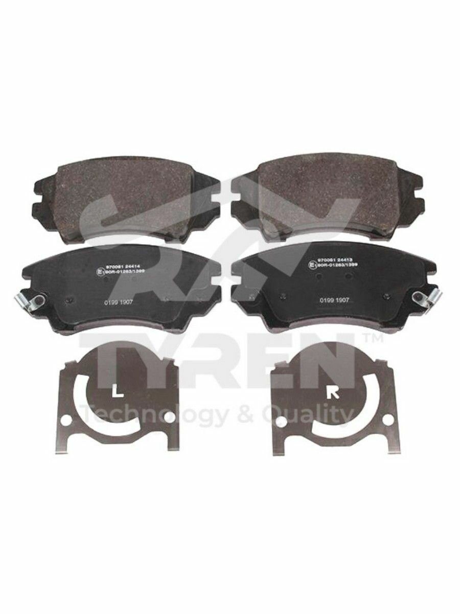 Колодки тормозные дисковые передние для а/м CHEVROLET Malibu; OPEL Astra, Insignia, TYREN TYR1216991