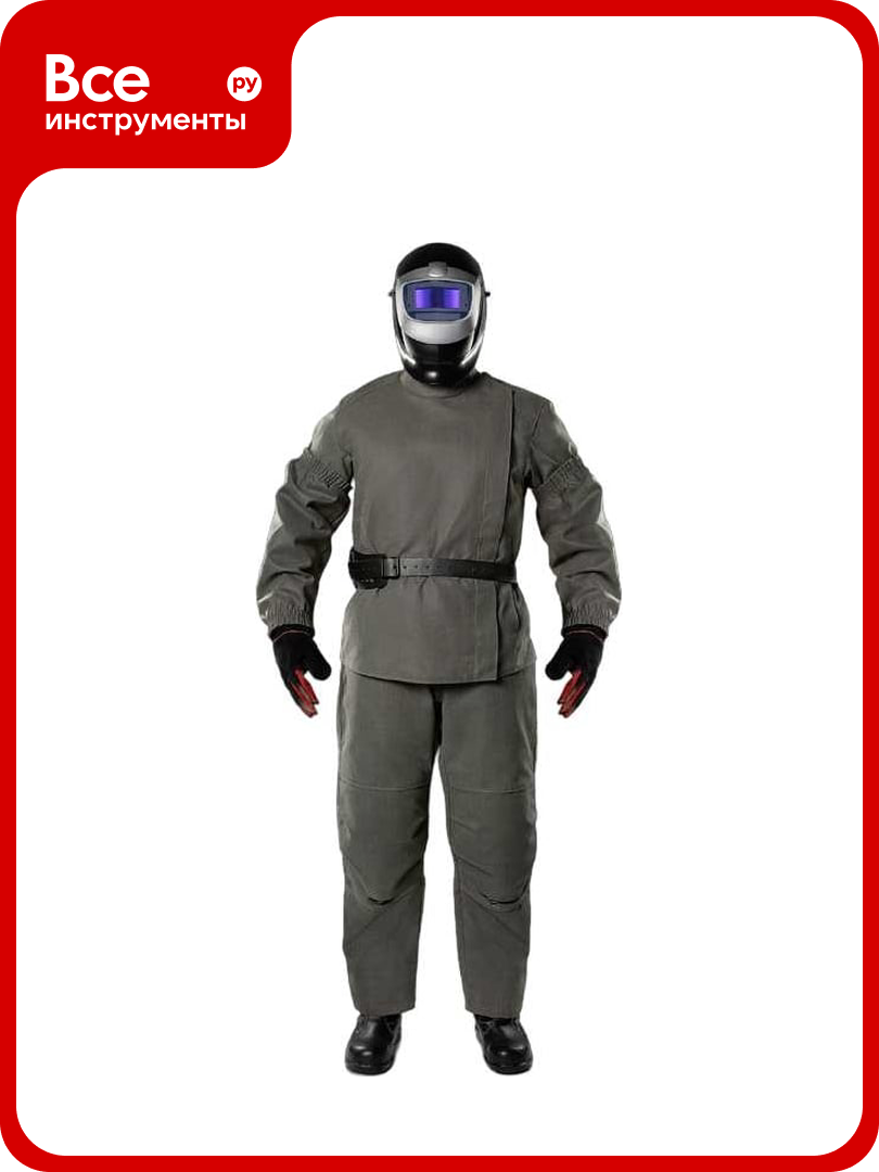 Костюм сварщика мужской модель ТС-43 тип В, р. 112-116, рост 182-188, для, арамидной термоогнестойкой ткани