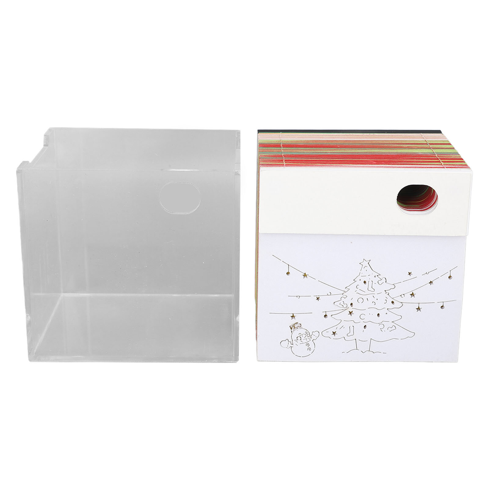 Рождественская елка 3D блокнот для заметок Инновационная бумага для резьбы по искусству 3D липкие заметки для резьбы по искусству блокнот