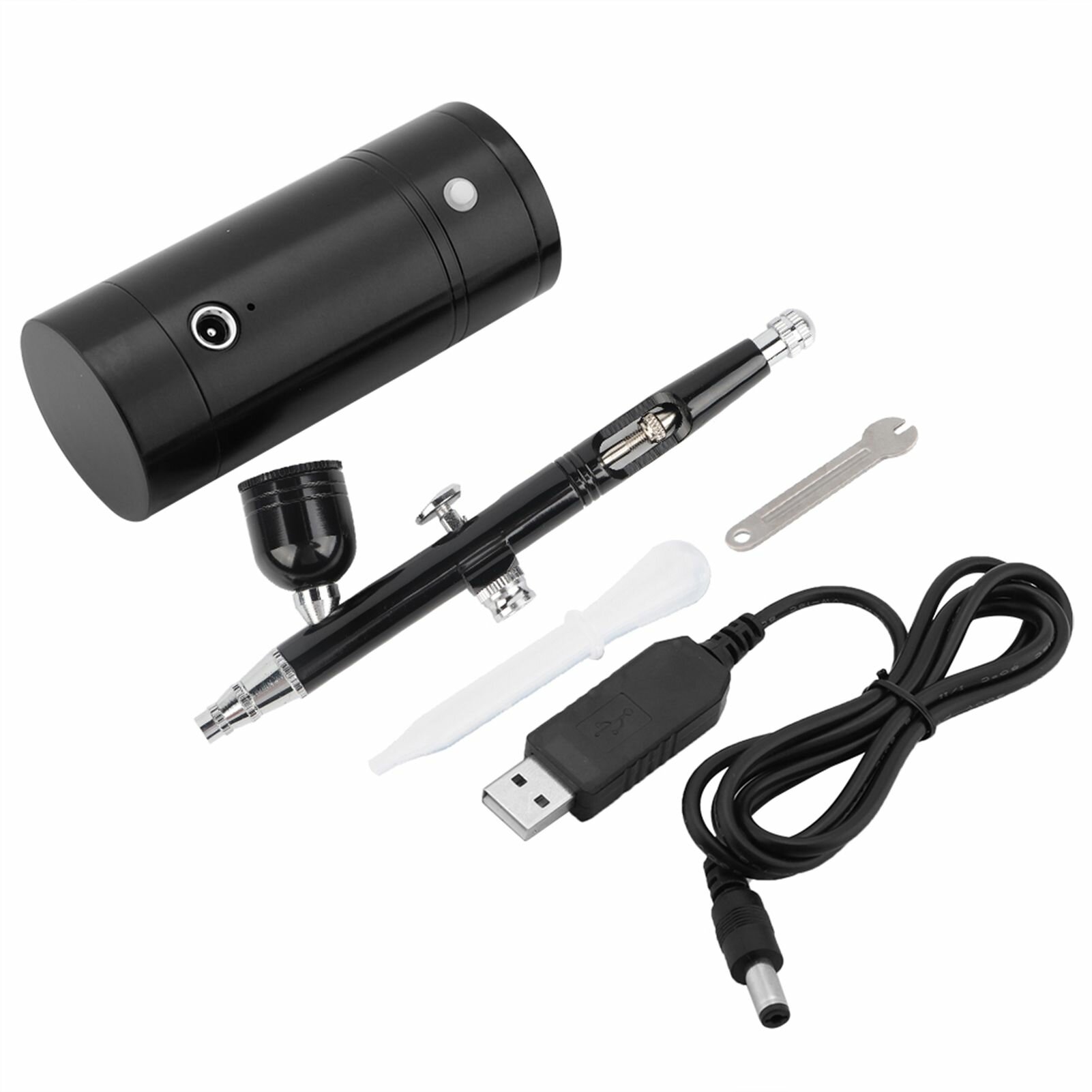 Мини-аэрограф с воздушным компрессором 0,3 мм, емкостью 7 куб. см, питание от USB, 8,4 В, портативный аэрограф для мелкой детализации