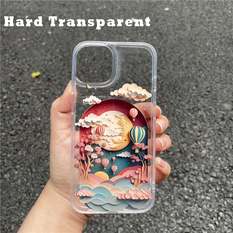 Бумажный чехол для телефона IPhone 15 14 13 12 11 Pro Max Mini X XR SE 8 Plus Style 5, For iPhone 11Promax