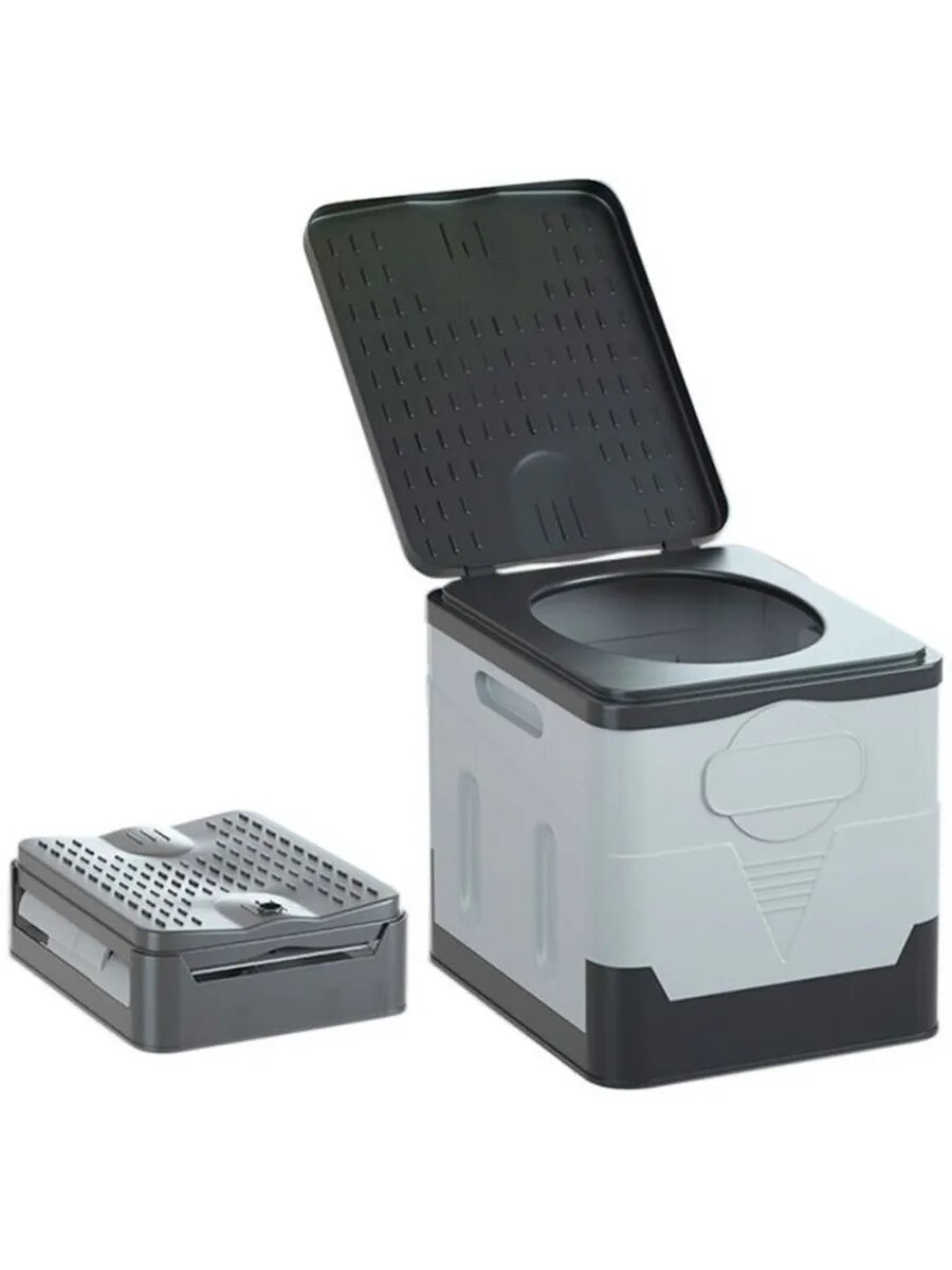 Переносной туалет Уличный туалет, серый