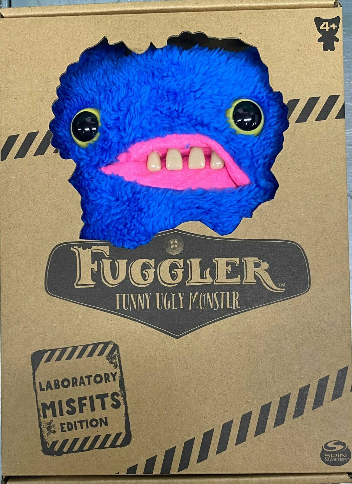 Мягкая игрушка монстры "Фуглеры", (Fugglers), синий, коллекционная