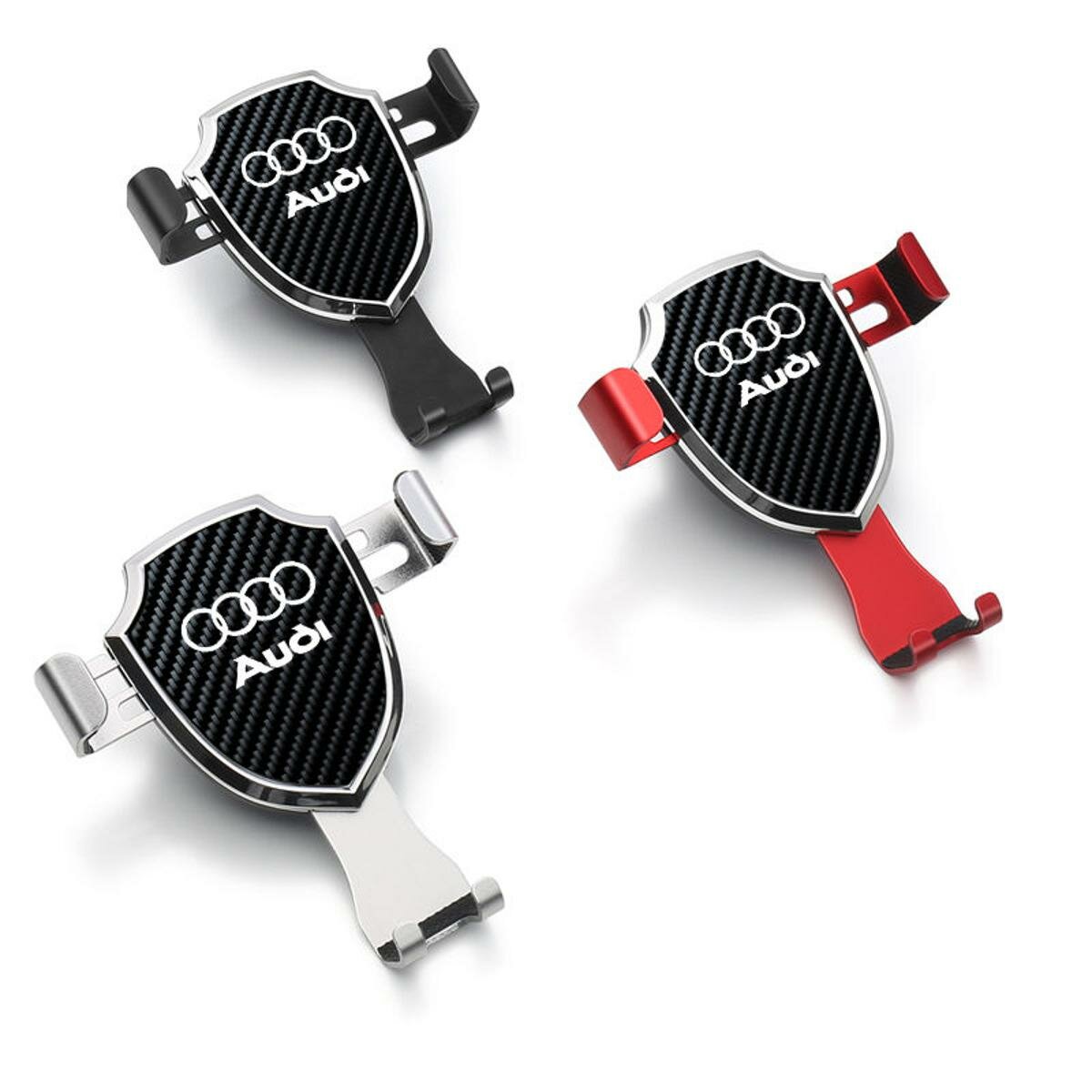 Кронштейн для мобильного телефона Night Ray Car, гравитационная индукция, защелкивающийся воздуховыпускной патрубок, рамка для автомобильной навигации, форма салона автомобиля, подходит для Audi