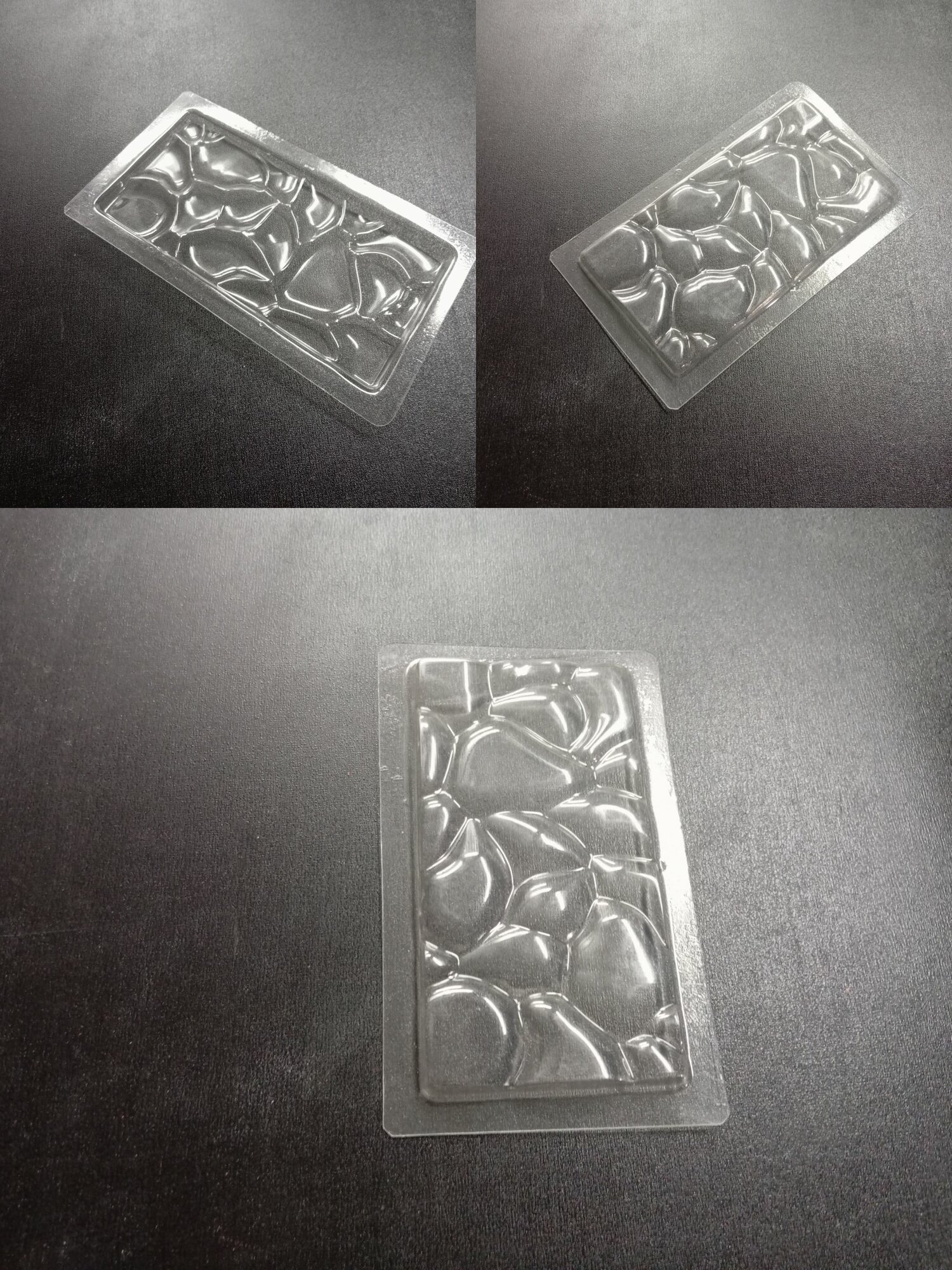 Пластиковая форма плитка камни