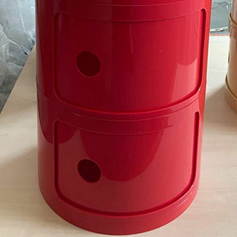 Тумба В Скандинавском Стиле, Материал, Цилиндрическая, С Раздвижными Дверцами, Штабелируемая, Бислой