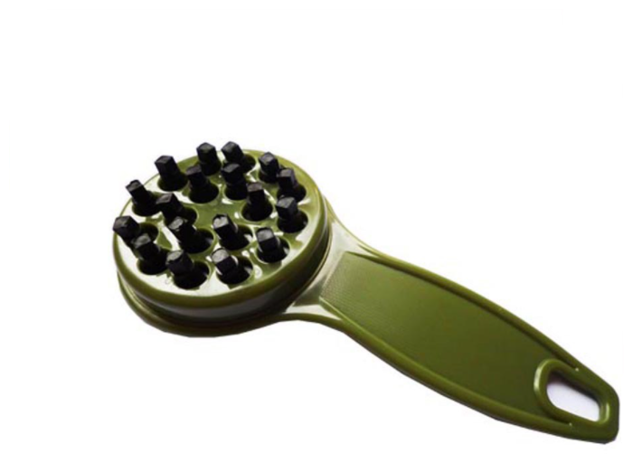 Рыбочистка MyPads "A157-251" , нержавеющая сталь, ручная, зеленая