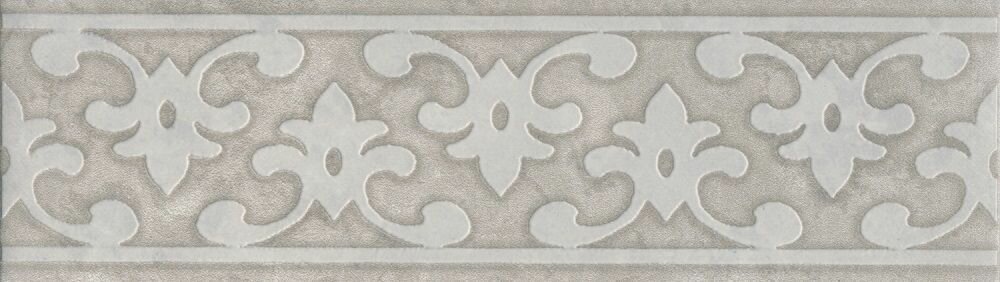 Керамическая плитка KERAMA MARAZZI OS/B296/8348 Бордюр Ферони серый матовый 20x5,7x0,69 Цена за 1/шт