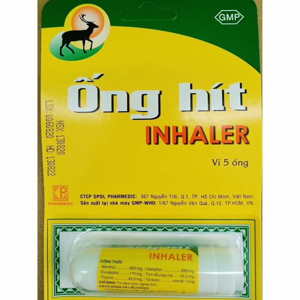 Ингалятор-карандаш Ong Hit, с маслом эвкалипта, для снятия отеков, успокаивающий эффект