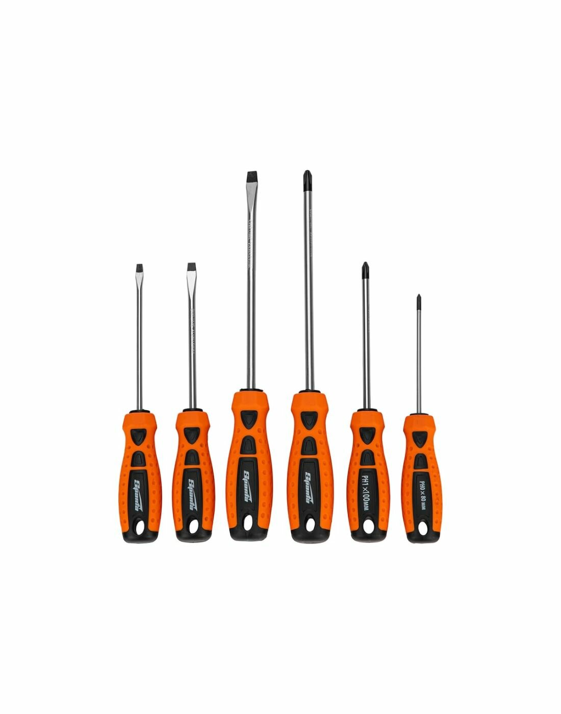 Набор отверток на полке Sparta Point 6шт (11782)