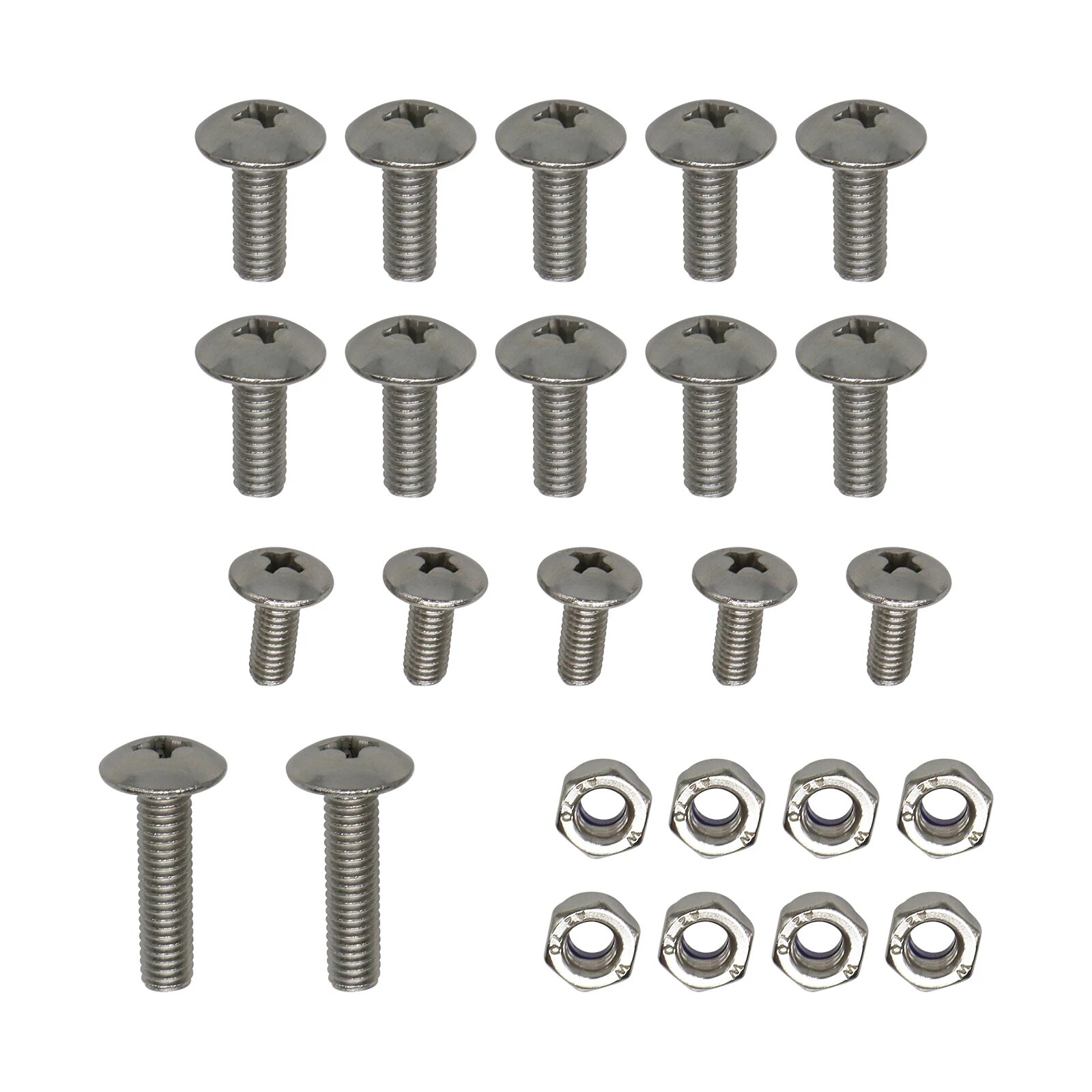 Подходит для Yamaha Banshee, болты крыла, винты, гайки, комплект крепления, пластиковая фурнитура, 25 шт.