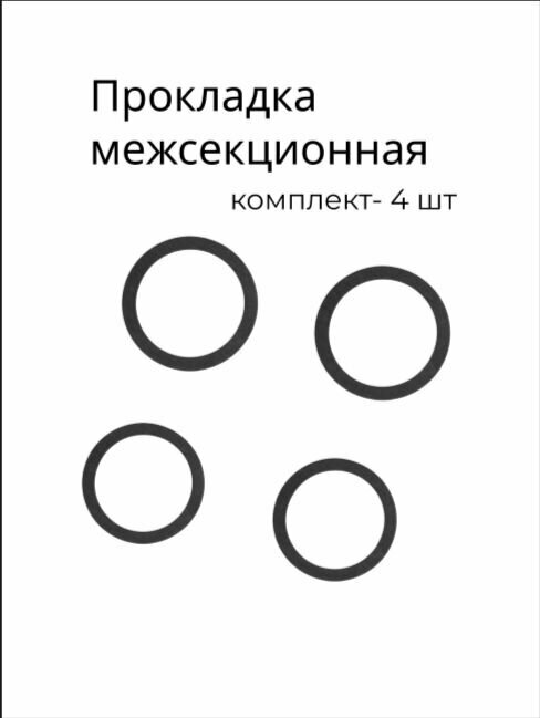 Прокладка межсекционная для радиатора 1мм OTER