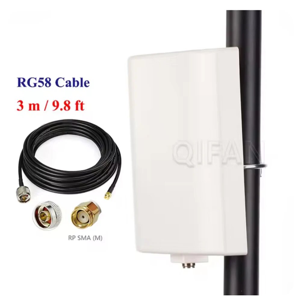 Антенна 868MHz, 9dBi, для связи LoRaWAN/Zigbee/IoT, наружная, 23x20x5 см