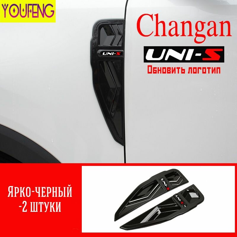Декоративная накладка на боковое крыло Changan uni s