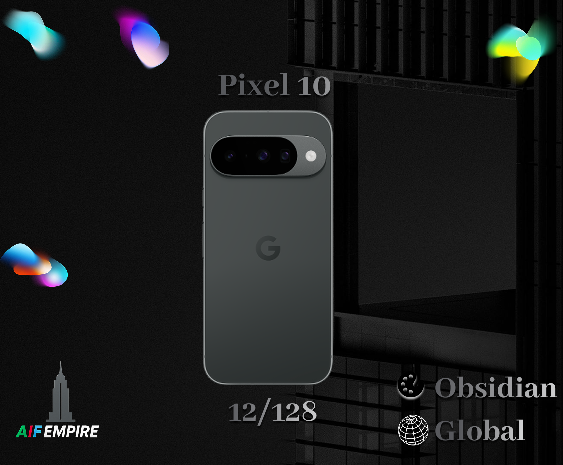 Смартфон Google Pixel 10 12/128 ГБ Черный | Obsidian (Global) GB/CA