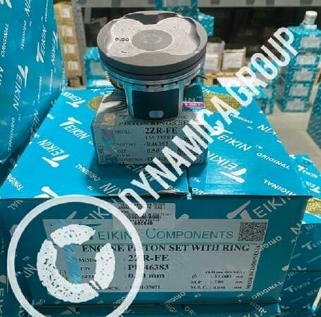 Поршни двигателя + кольца TEIKIN 46383 0.50 TOYOTA COROLLA AXIO FIELDER PREMIO ALLION AURIS WISH IST 2ZR-FE [ 13101-37071 ]