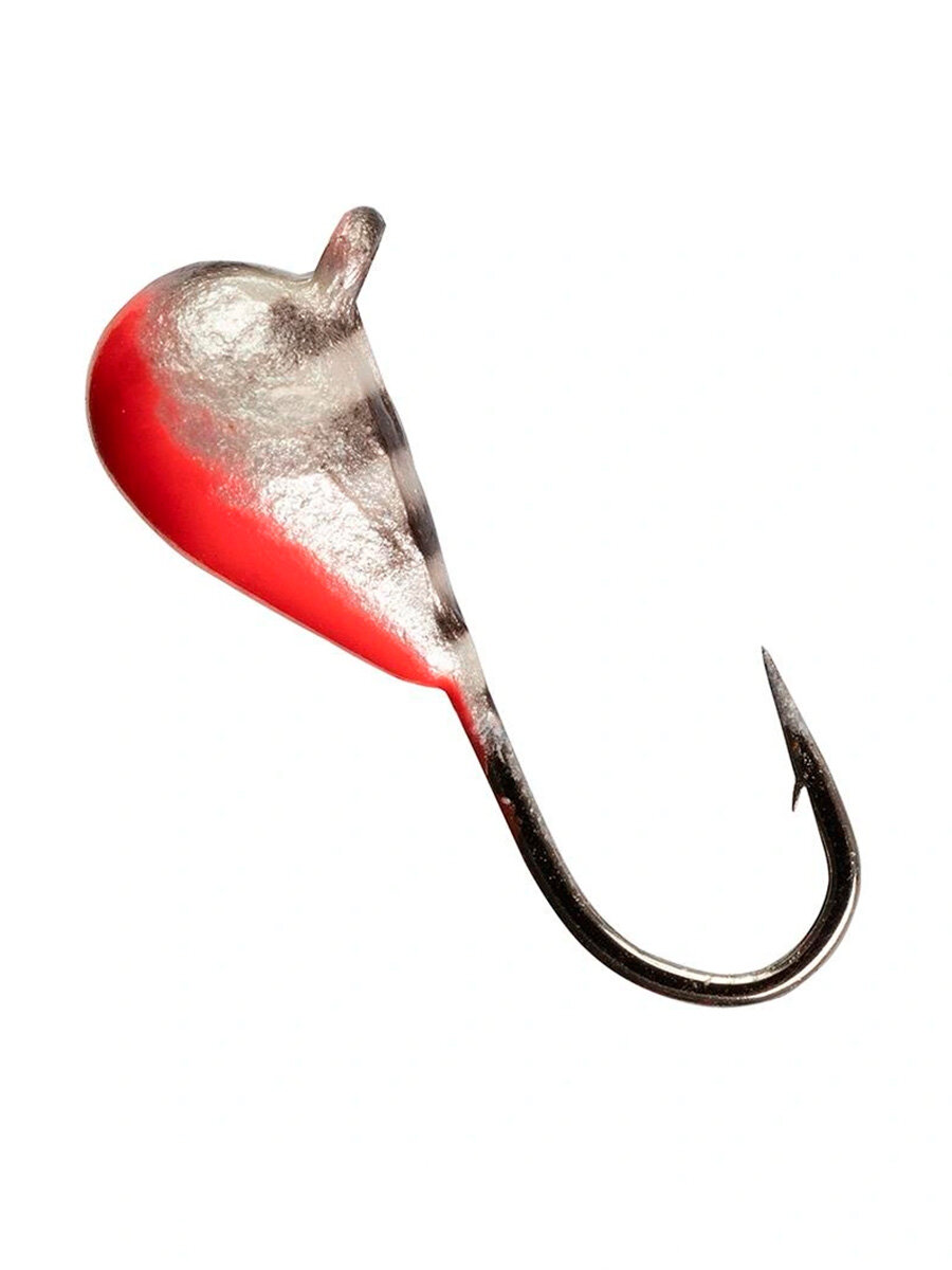 Мормышка Helios вольфрамовая Капля с ушком крашеная 4мм 1.10гр 54 (MW-1140-54), 10 штук в упаковке