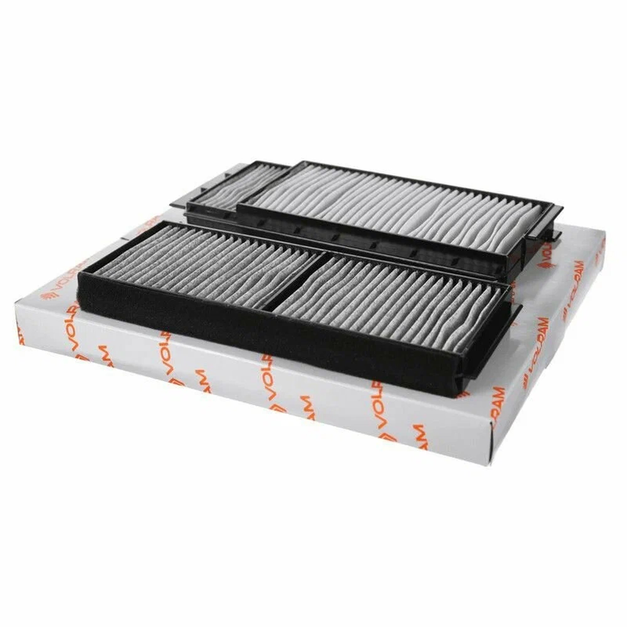 Фильтр салонный Mazda 3 1.4-2.3/ 5 1.8-2.0; угольный; 2 штуки, VOLRAM VR17173