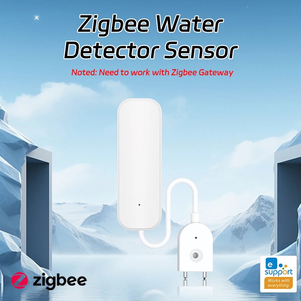Датчик протечки воды Zigbee С Интеграцией В Приложение Ewelink