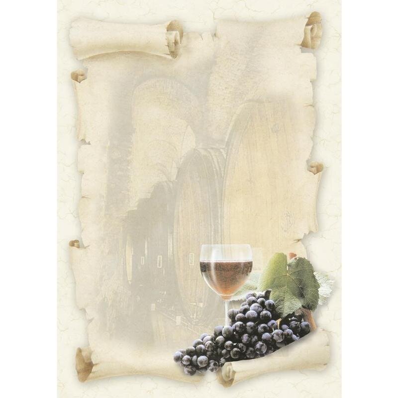 Дизайнерская бумага TSC6684 Дизайн-бумага Винный погреб (А4,90г