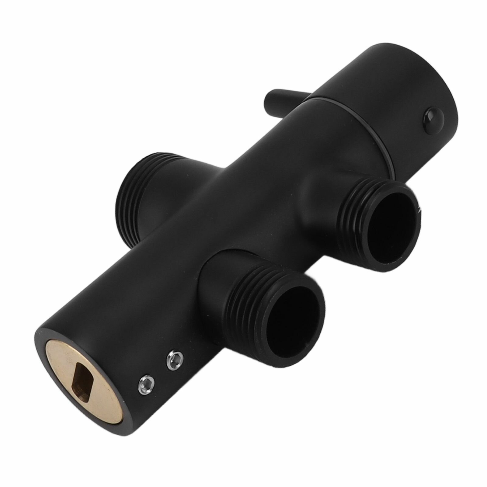 Переключатель насадки для душа, черный, нержавеющий, герметичный, настенный, переключающий клапан для душевого рычага для раковины унитаза