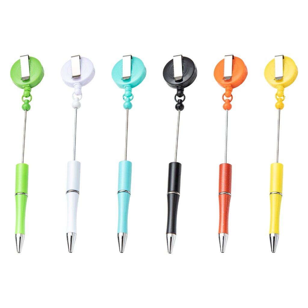 Вышитая Бисером Шариковая Ручка Значок Катушка Клип Принадлежности Для Рождественской Вечеринки