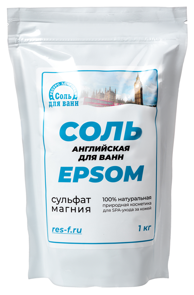 Ресурс здоровья соль для ванн английская epsom 1000 гр