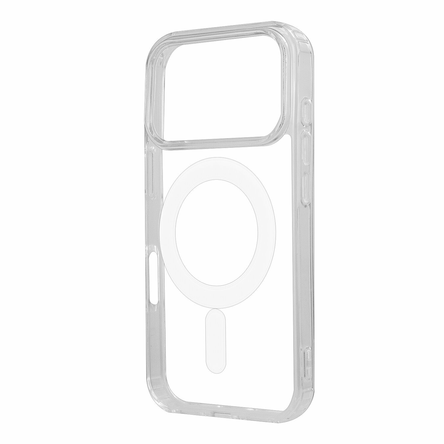 Чехол для Apple iPhone 17 Pro с поддержкой беспроводной зарядки, прозрачный, силиконовый