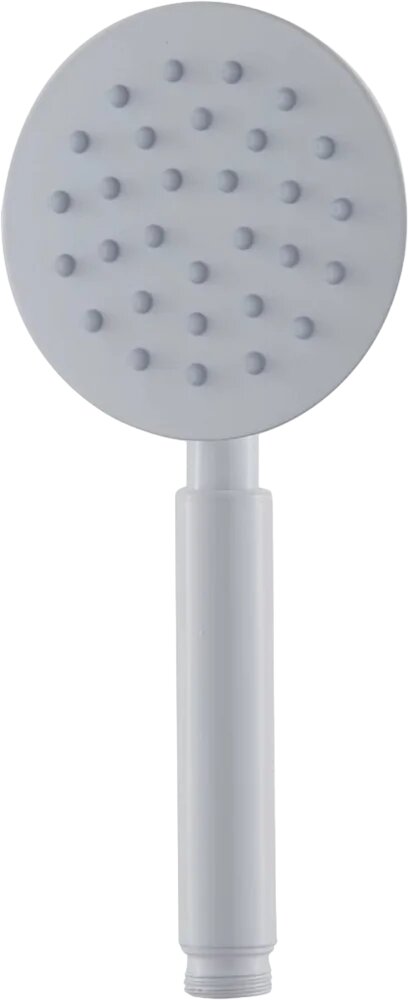 Душевая лейка Fashun A004-8 металлическая, лейка для душа, белая, матовая, круглая