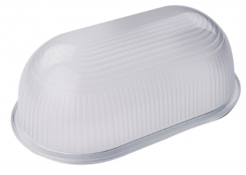 Рассеиватель для светильника НПБ овал 100 Вт матированный TDM