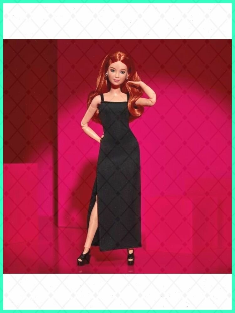 Барби, Шарнирная кукла, Mattel Barbie Basics Model 02 Collector Doll / Со светлыми волосами, в черной мини-юбке и гладиаторских сапогах вы можете позировать в самых разных позах, игрушки для девочек