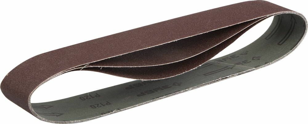 Лента шлифовальная ЗУБР мастер P120, 50х686 мм, 3 шт, для точила ЗТШМ-150/686 35546-120