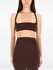 Топ Rick Owens Lilies Square-neck top, размер 42, коричневый