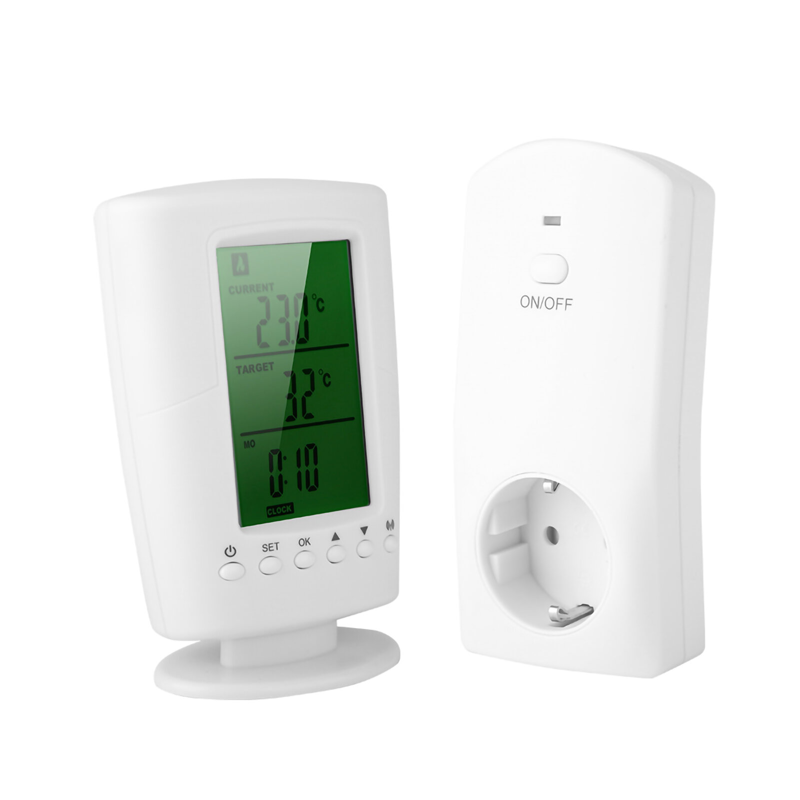 Programmable Wireless Thermostat & Socket Household Intelligent — фото 1