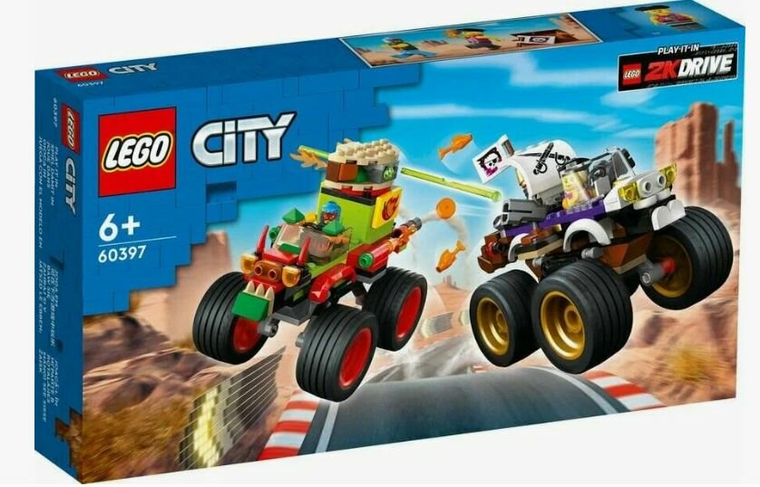 Конструктор LEGO City 60397 Гонка на грузовиках-монстрах