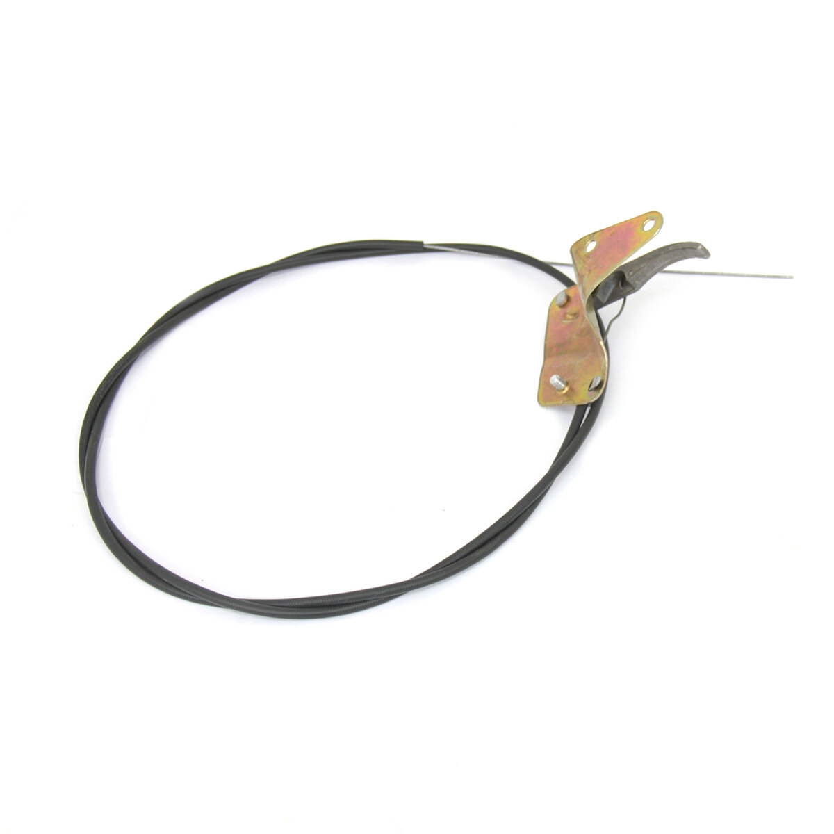 Трос капота для а/м Газель 3302 в сб. (метал. ручка)
