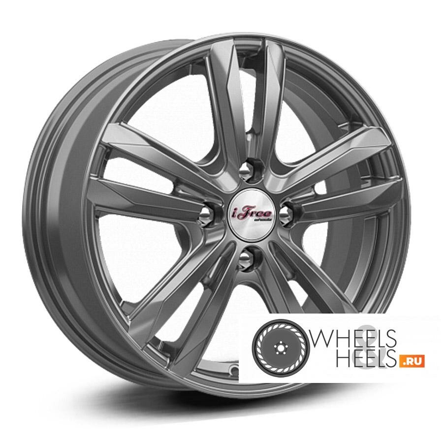 Диск автомобильный литой iFree Маскот 15x6 4x100 et50 dia60.1 Антрацитовый