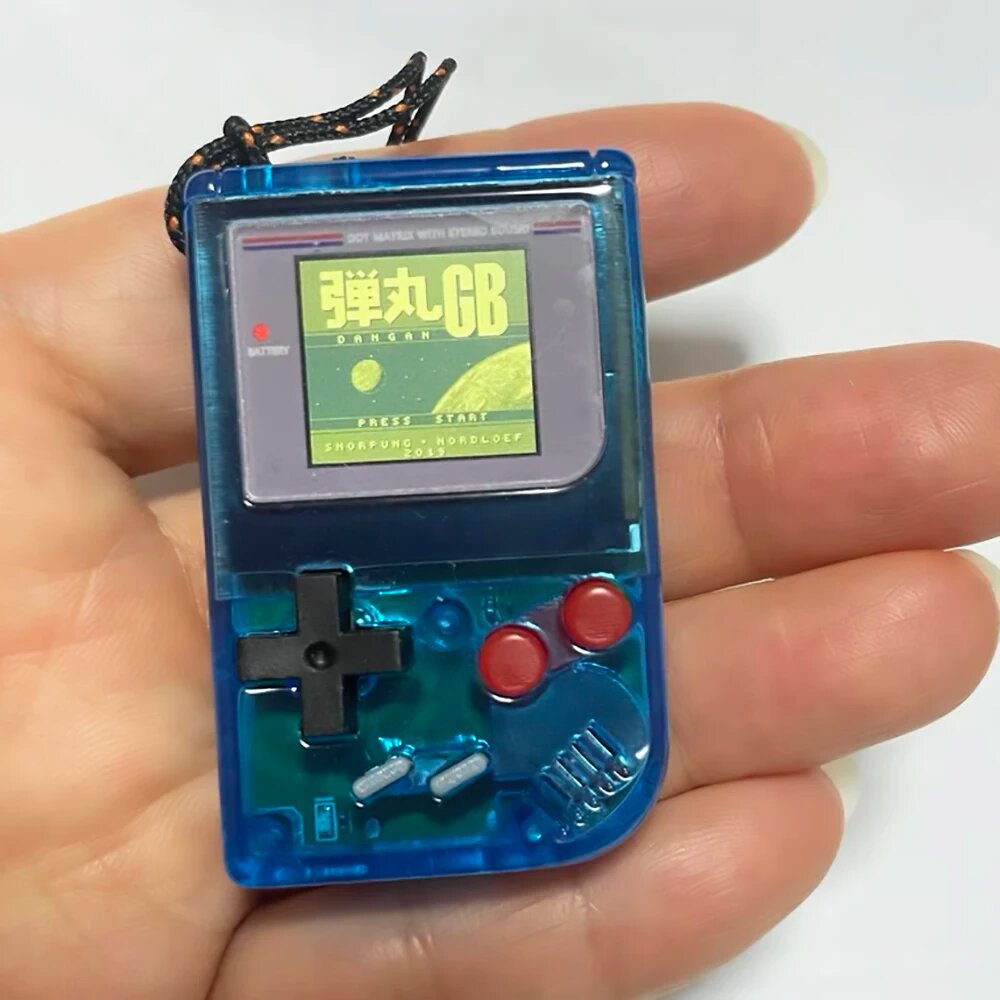 Портативная игровая консоль DEBROGLIE Mini Gb 100+ игр, Синий