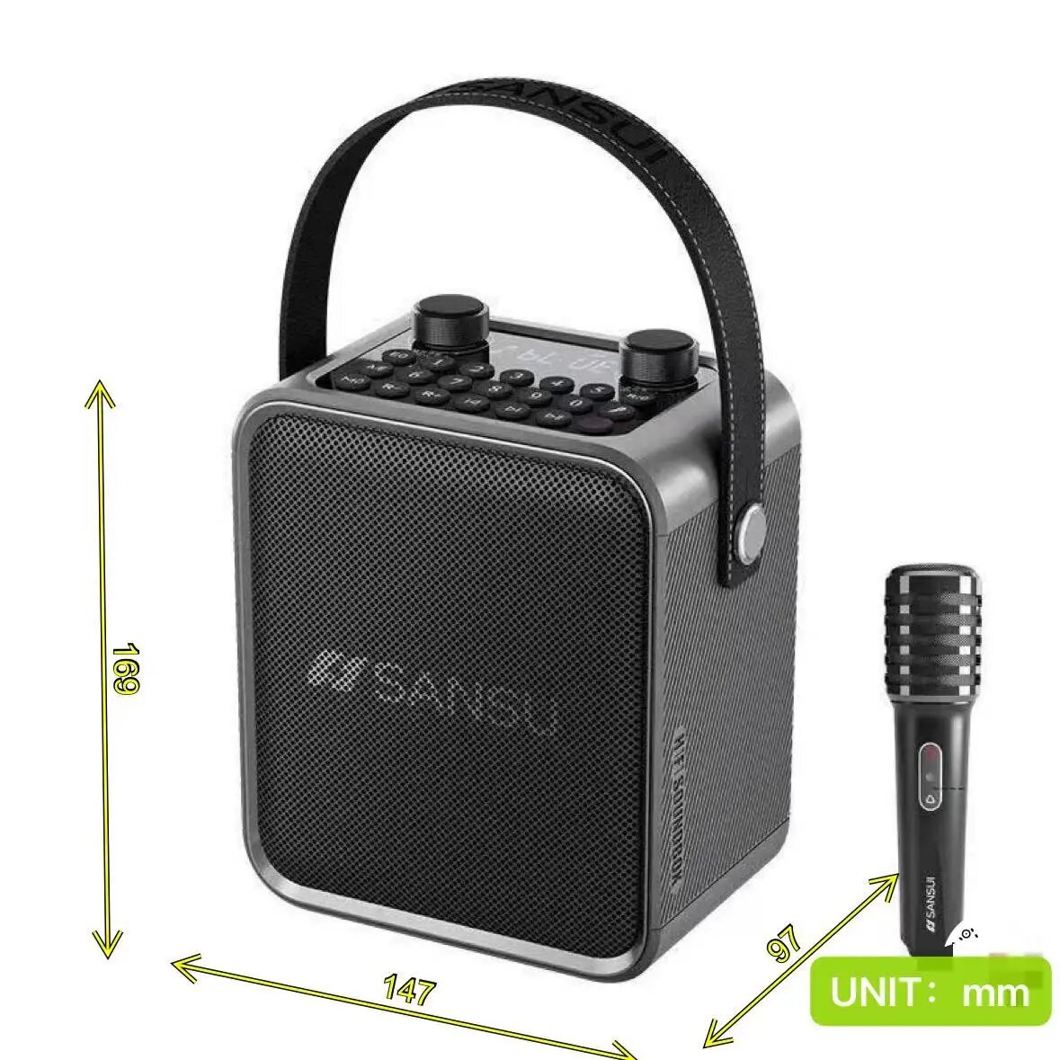 SANSUI Graves Динамик 60 Вт, T92 GRAY
