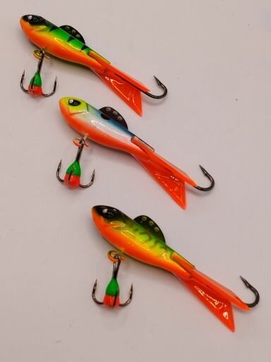 Набор балансиров Lucky John, для окуня/судака/щуки, длина 57 мм, 12,5 г, 3 шт