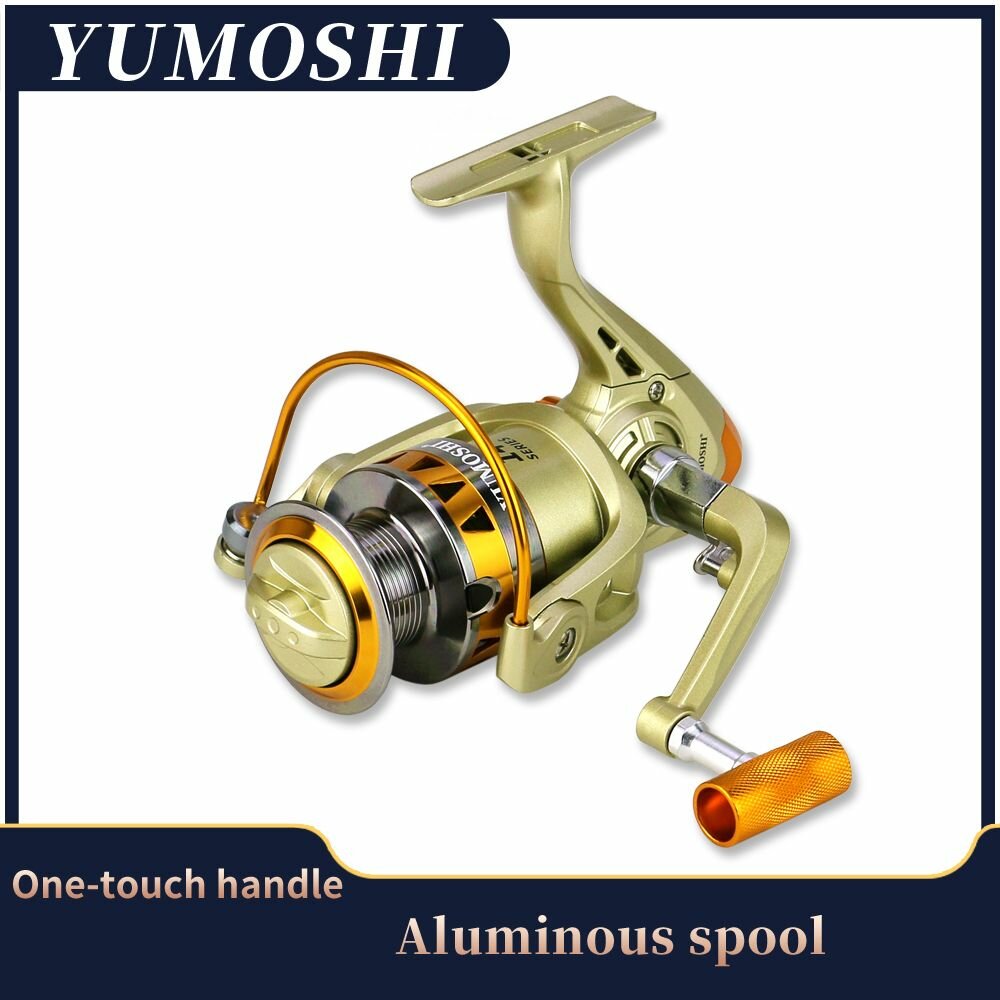 Рыболовный набор YUMOSHI JF: катушка, леска, морская удочка, для рыбалки, плота, , на скалах, приманка