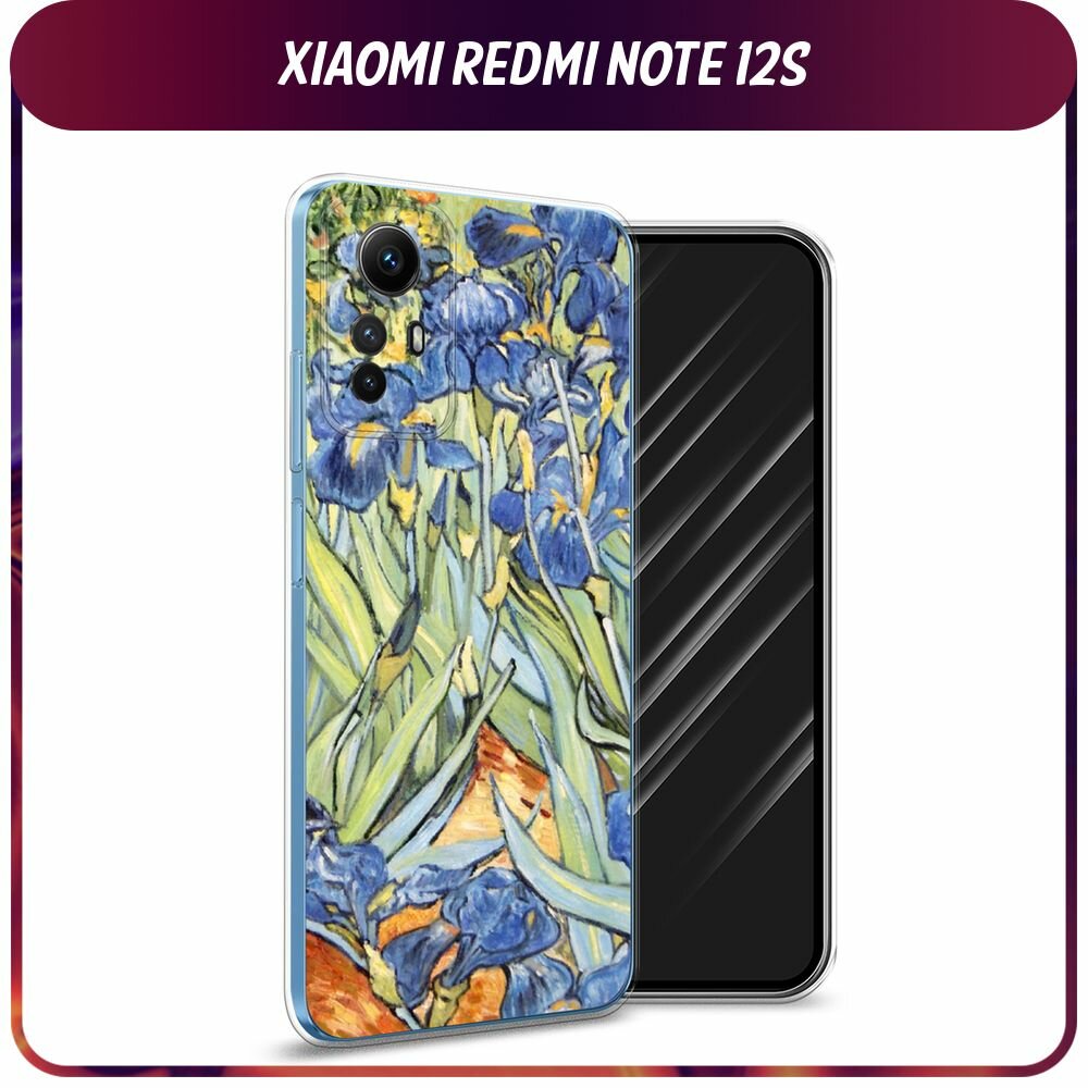 Чехол на Xiaomi Redmi Note 12S / Сяоми Редми Ноут 12S с принтом "Ирисы Ван Гог"