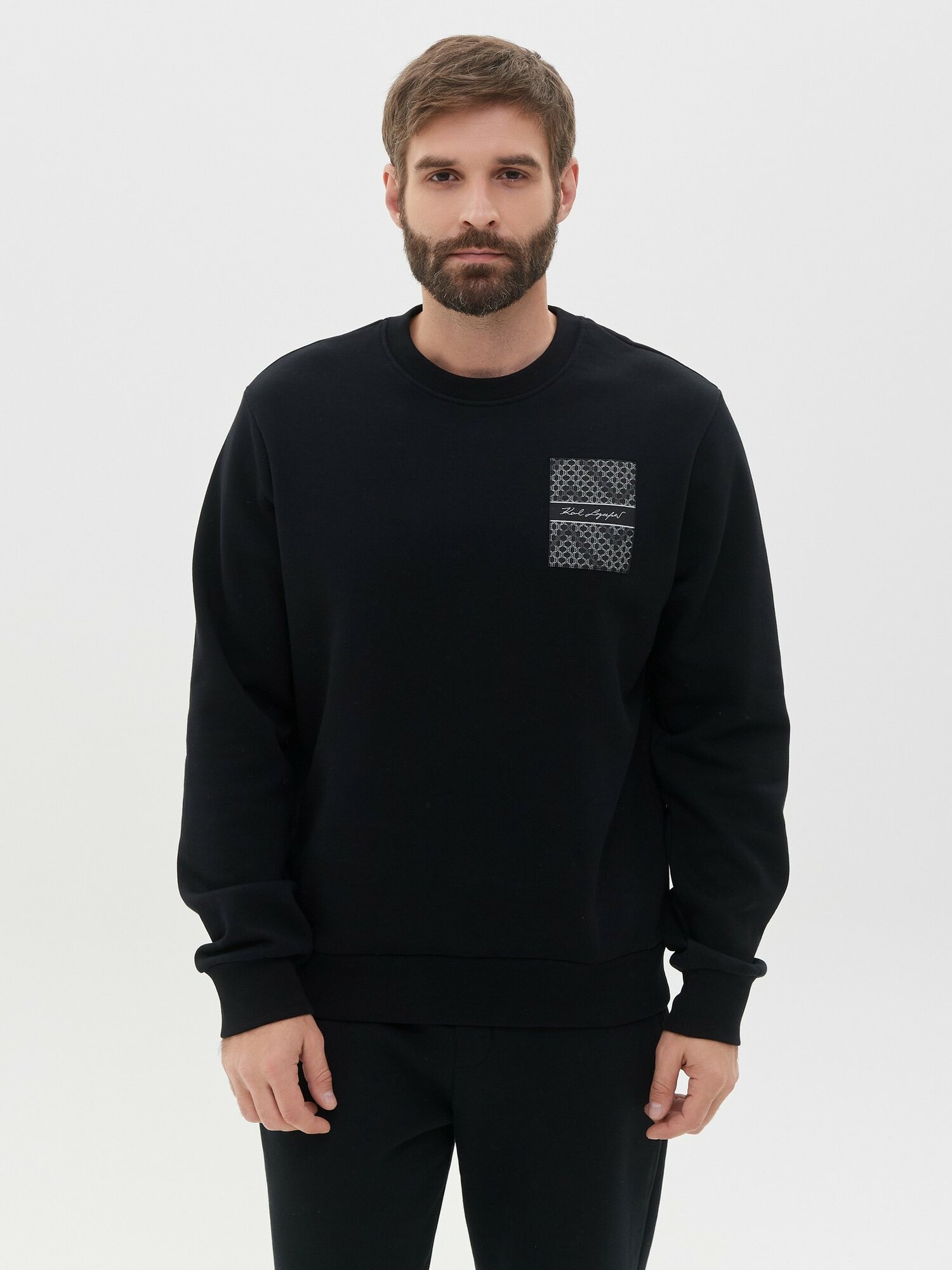 Свитшот Karl Lagerfeld, размер XL, , черный