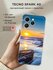Чехол на Tecno Spark 40 / Текно Спарк 40 с принтом "Восход 6"