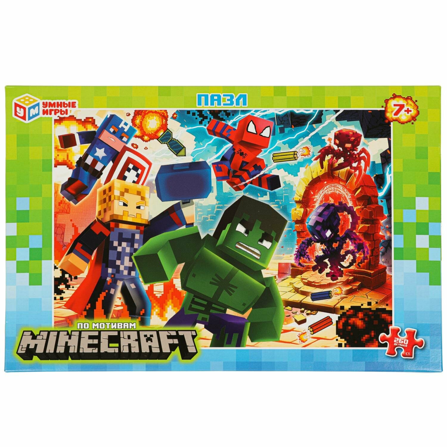 Пазл Умные игры По мотивам Майнкрафт классический