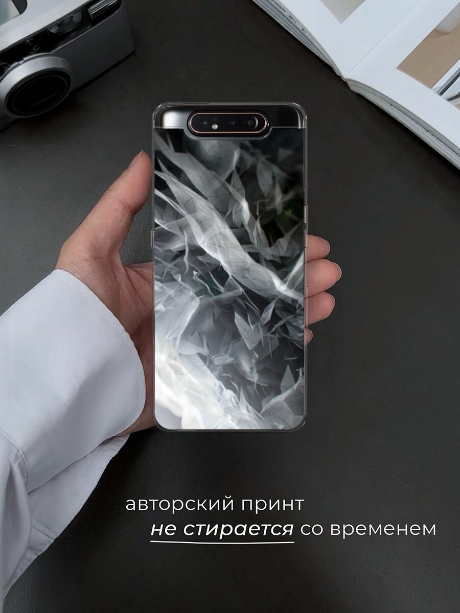 Чехол на Samsung Galaxy A80 / Самсунг Гэлакси A80 с принтом "Абстракция 9" — фото 1